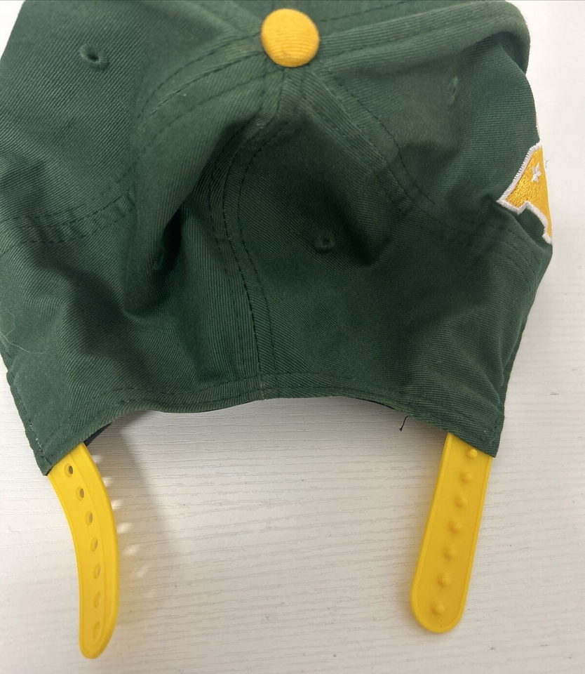 Green Bay Packers NFL New Era 9Fifty Plain Logo Snapback Hat Cap Yellow ...