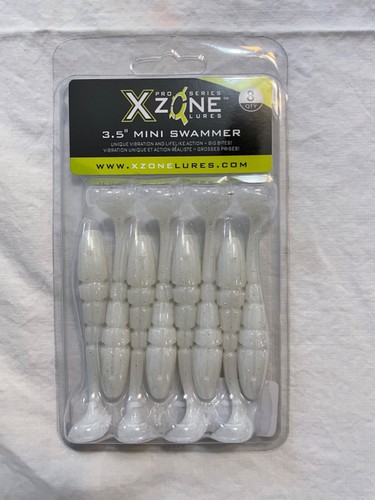 Xzone Pro Series Swammer Paddle Tail Swimbait Bass & Walleye Soft Lure ...