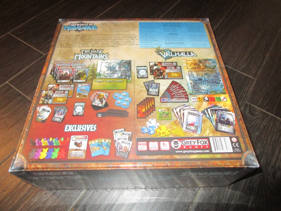 NEW Champions Of Midgard Kickstarter Exclusive Jarl Box Valhalla Dark ...