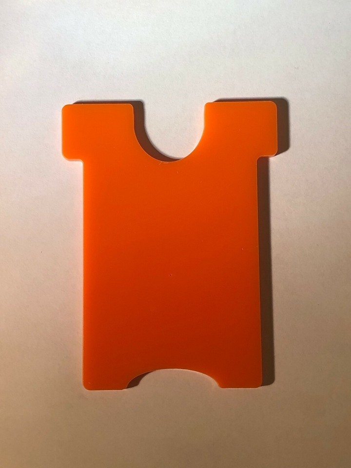 Acrylic Door Finger Plate, screw hole or sticky pad, 18 Colours | eBay UK