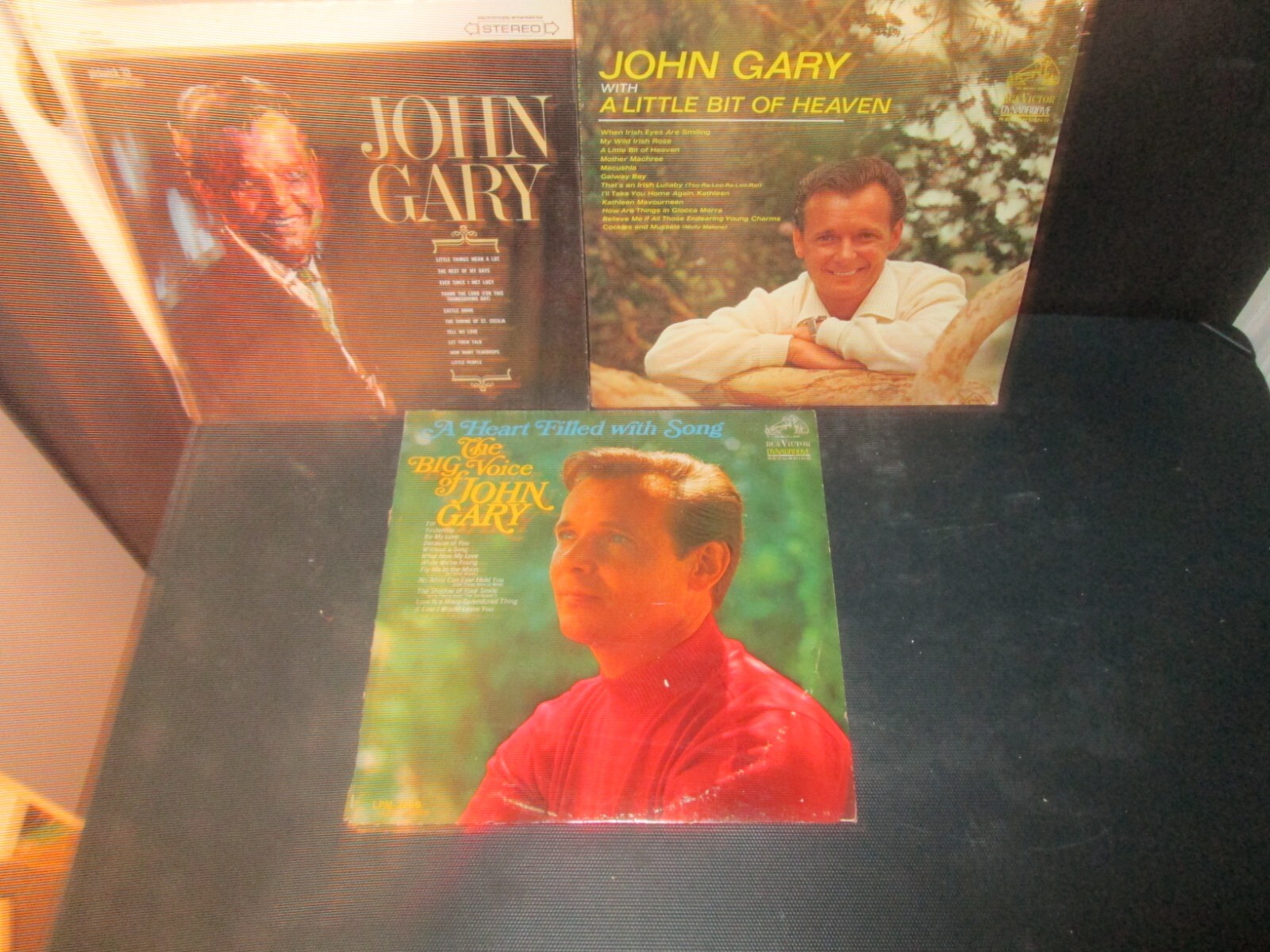 LOT OF 3 JOHN GARY LPs Albums Rare BIG VOICE OF Self Titled LITTLE BIT ...