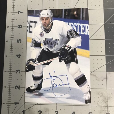 Jimmy Carson L A Kings Signed Post Card | eBay