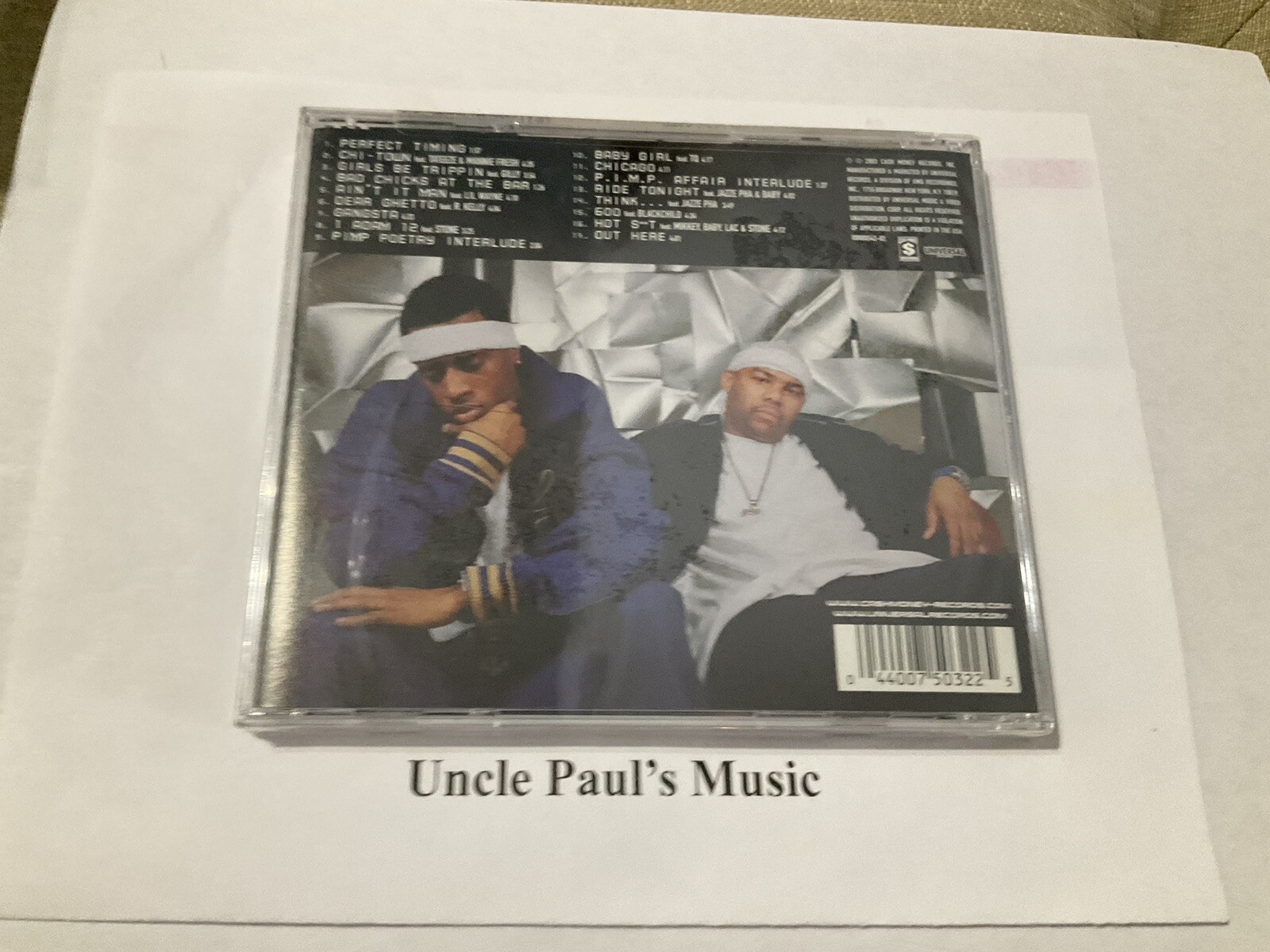 Perfect Timing [PA] by Boo & Gotti (CD, Aug-2003, Universal ...