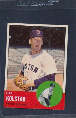 1963 Topps #574 Hal Kolstad Red Sox EX 63T574-90316-4 | eBay