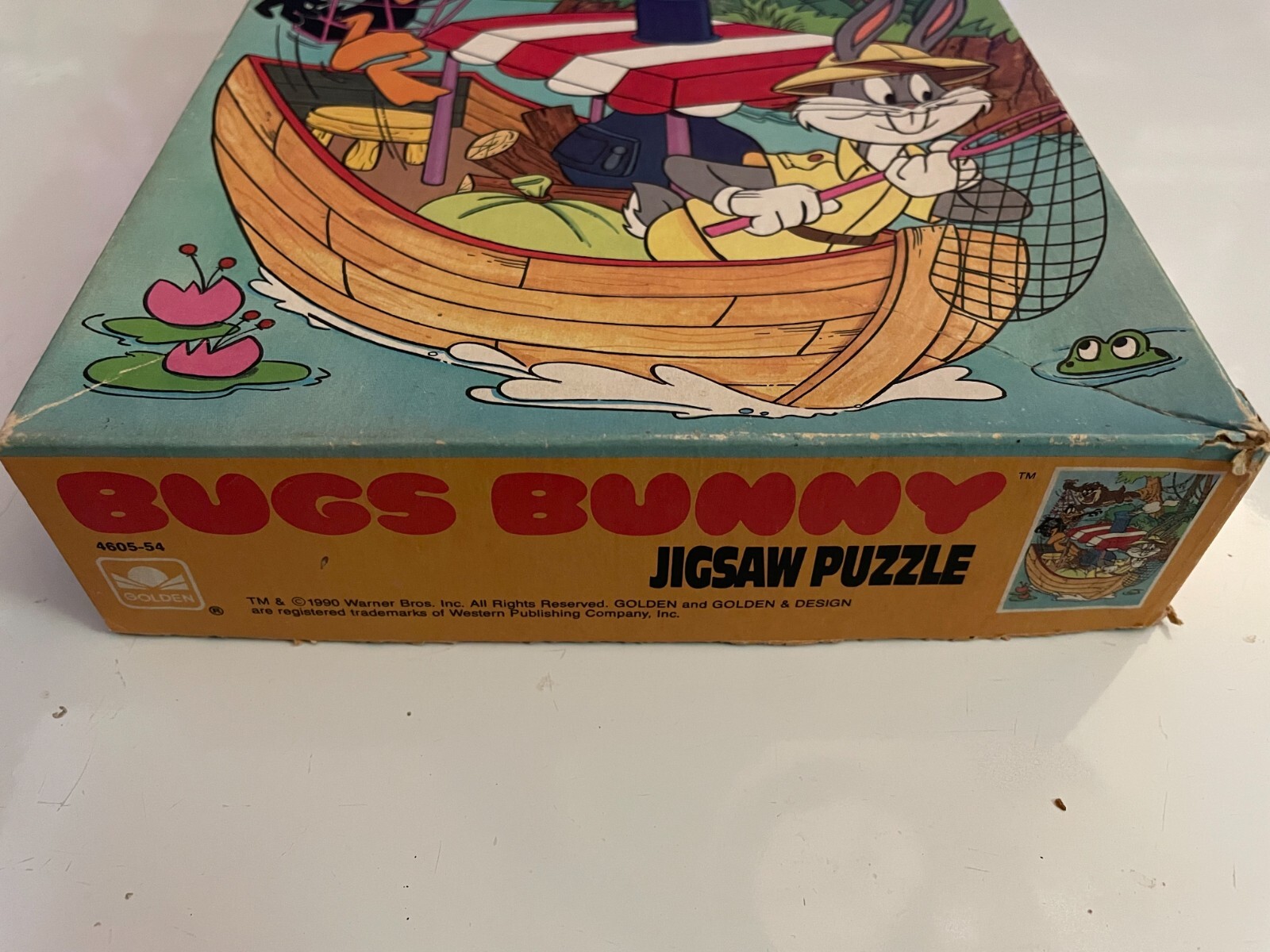 Vintage Golden 1990 Bugs Bunny 100 Piece Jigsaw Puzzle BUGS BUNNY DAFFY ...