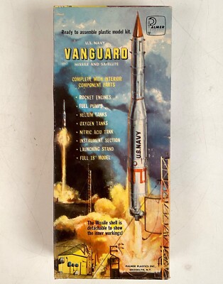 Palmer 1958 Vanguard Missile & Satellite #106 Model Kit - NEW UNBUILT ...