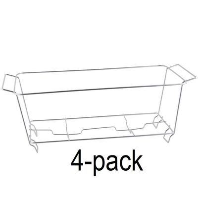 4 PACK Buffet Chafer Food Warmer Wire Frame Stand Rack Full Size ...