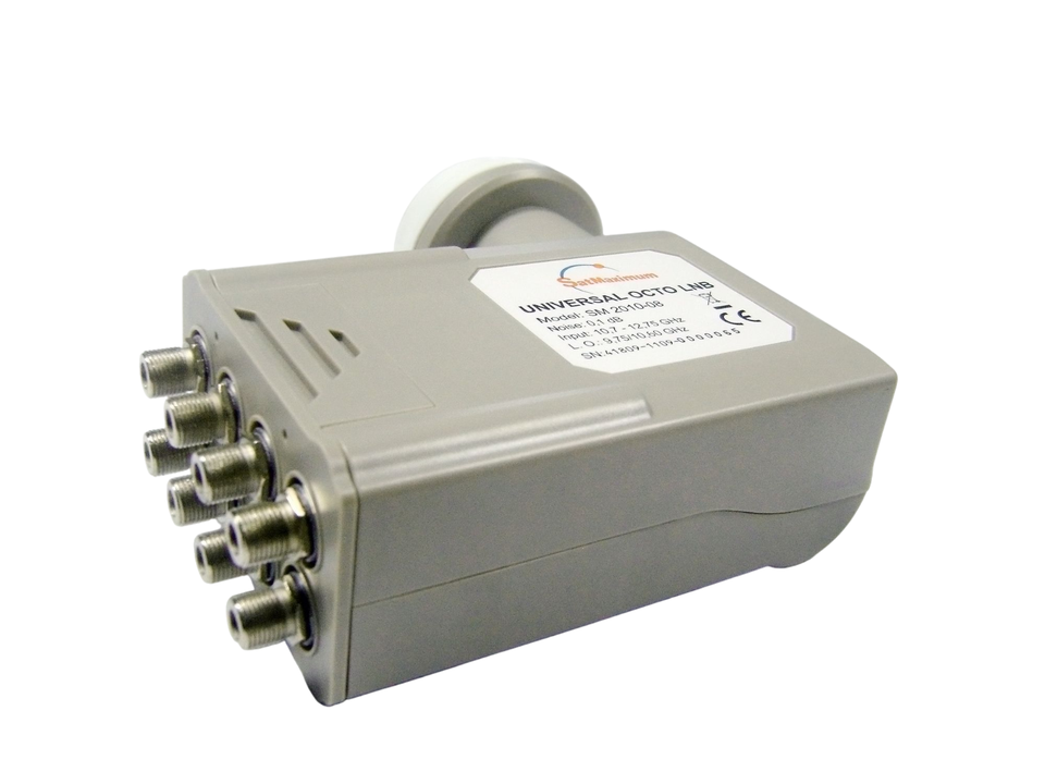 Universal OCTO LNB FTA Linear HD Ready KU Band LNBF 8 Port Satellite TV ...