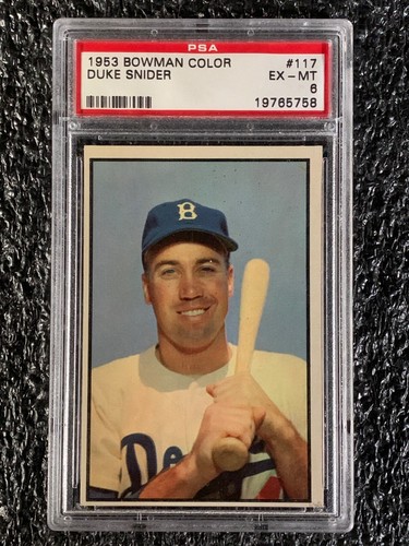 1953 Bowman Color Baseball #117 Duke Snider PSA 6 | eBay
