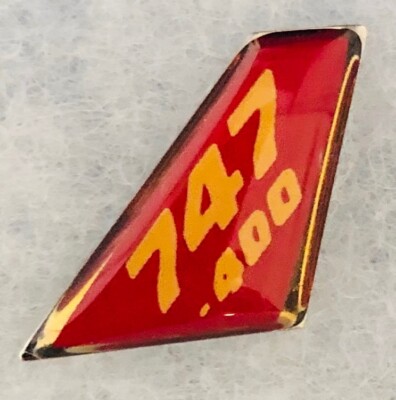 Boeing 747-400 Tail fin Lapel Pin - Airlines | eBay