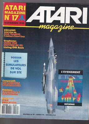 REVUE INFORMATIQUE ATARI MAGAZINE N°17. NOVEMBRE 1990. | eBay