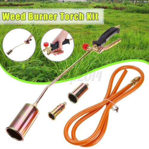 Portable Propane Weed Burner Torch Kits Garden Grass Shrub Killer with ...