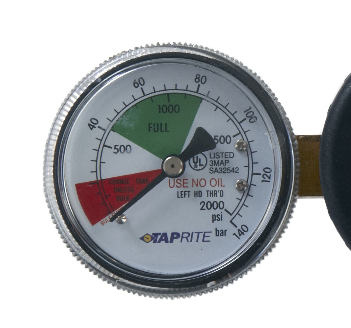 Taprite CO2 Carbon Dioxide Dual Gauge Primary Regulator Homebrew 0-2000 ...