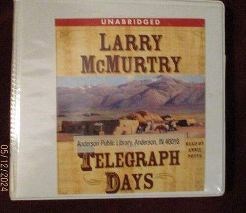 Larry McMurtry - TELEGRAPH DAYS - Unabridged Audio CDs (Ex-Lib) | eBay