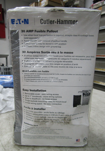 Eaton DPF221RP Pullout Air Conditioner Disconnect 30a - for sale online ...