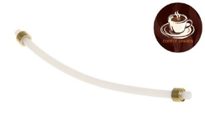 Delonghi Nespresso 440mm connecting TUBE + 2 bushes genuine 5513215991 ...