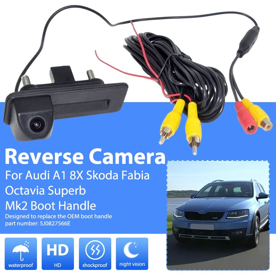 NEU Rückfahrkamera für Skoda Octavia MK2 Superb Boot Handle Trunk ...