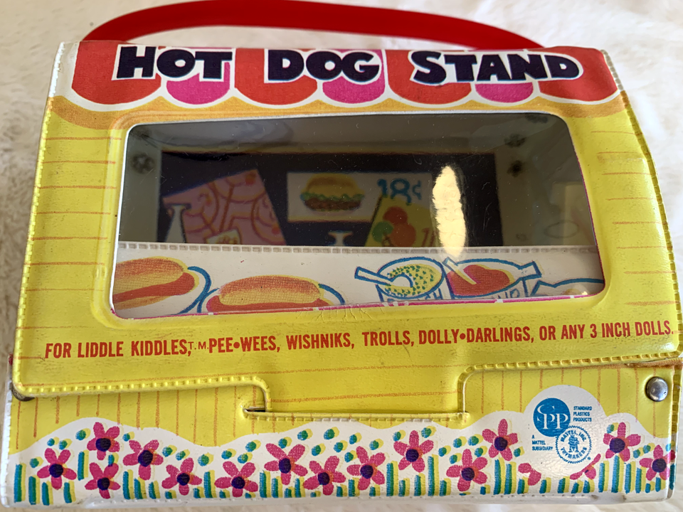 Vintage 1966 Liddle Kiddles Hot Dog Stand Case Rare | eBay