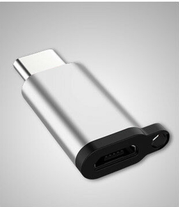 2 Pack Micro USB to Type C Adapter Converter Micro-B to USB-C Connector ...