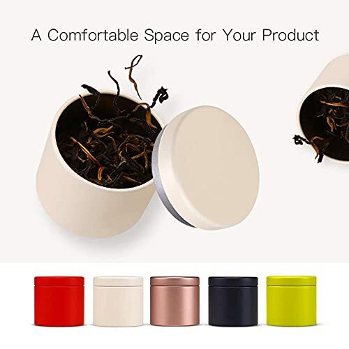 Small Tin Can Box With Airtight Lids Canister For Coffee Tea Candy ...