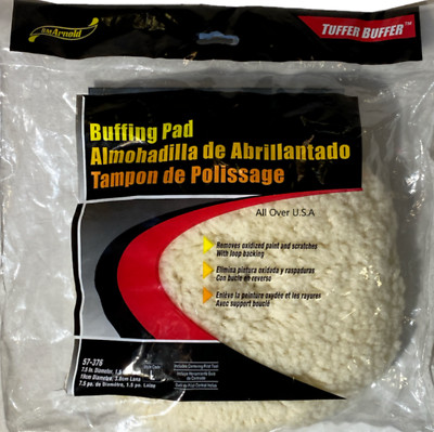 7-1/2 Inch Wool Buffing Pad Remove Oxidized Paint Scratches Without ...