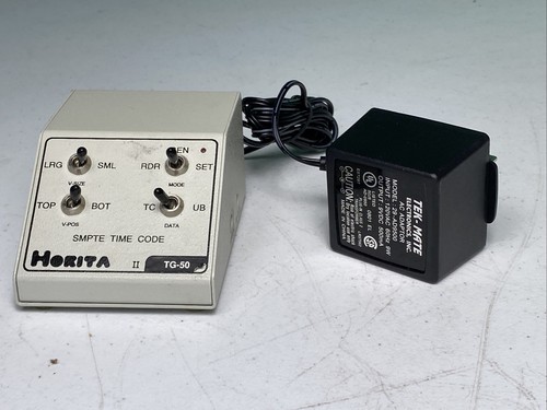 Horita TG-50 SMPTE Time Code Generator / Reader for Generating Time ...