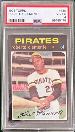 1971 TOPPS ROBERTO CLEMENTE #630 PSA 4 PITTSBURGH PIRATES | eBay