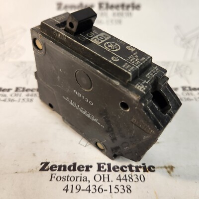 General Electric THQB1130 - 30 Amp 1 Pole 240 Volt Bolt-On Circuit ...