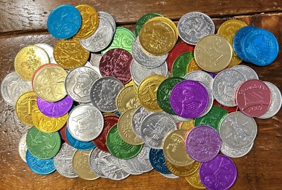 Mardi Gras Doubloons Lot of 100 - Mostly New Orleans - Various Years ...