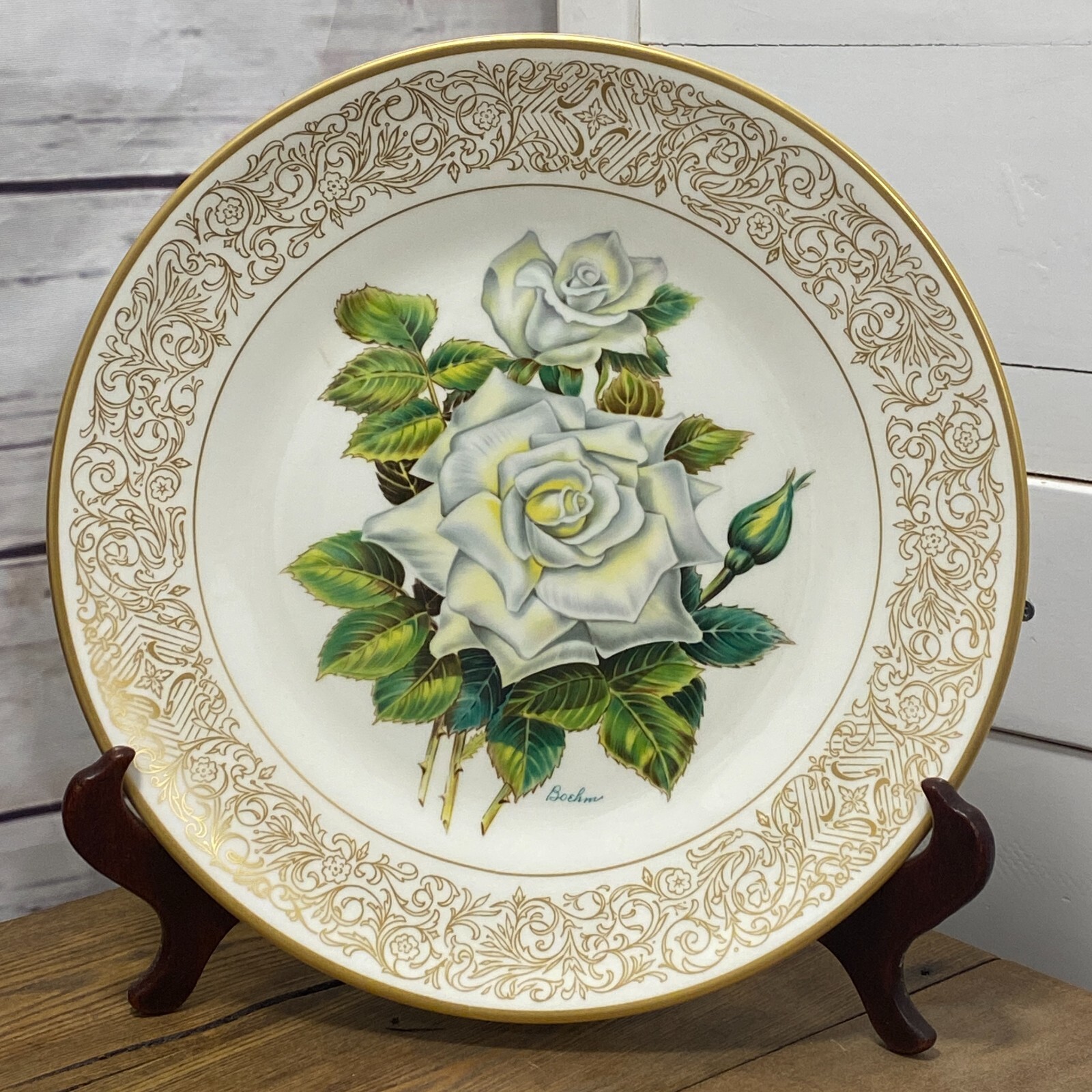 Boehm White Masterpiece Rose Edward Marshall Limited Edition Collection ...