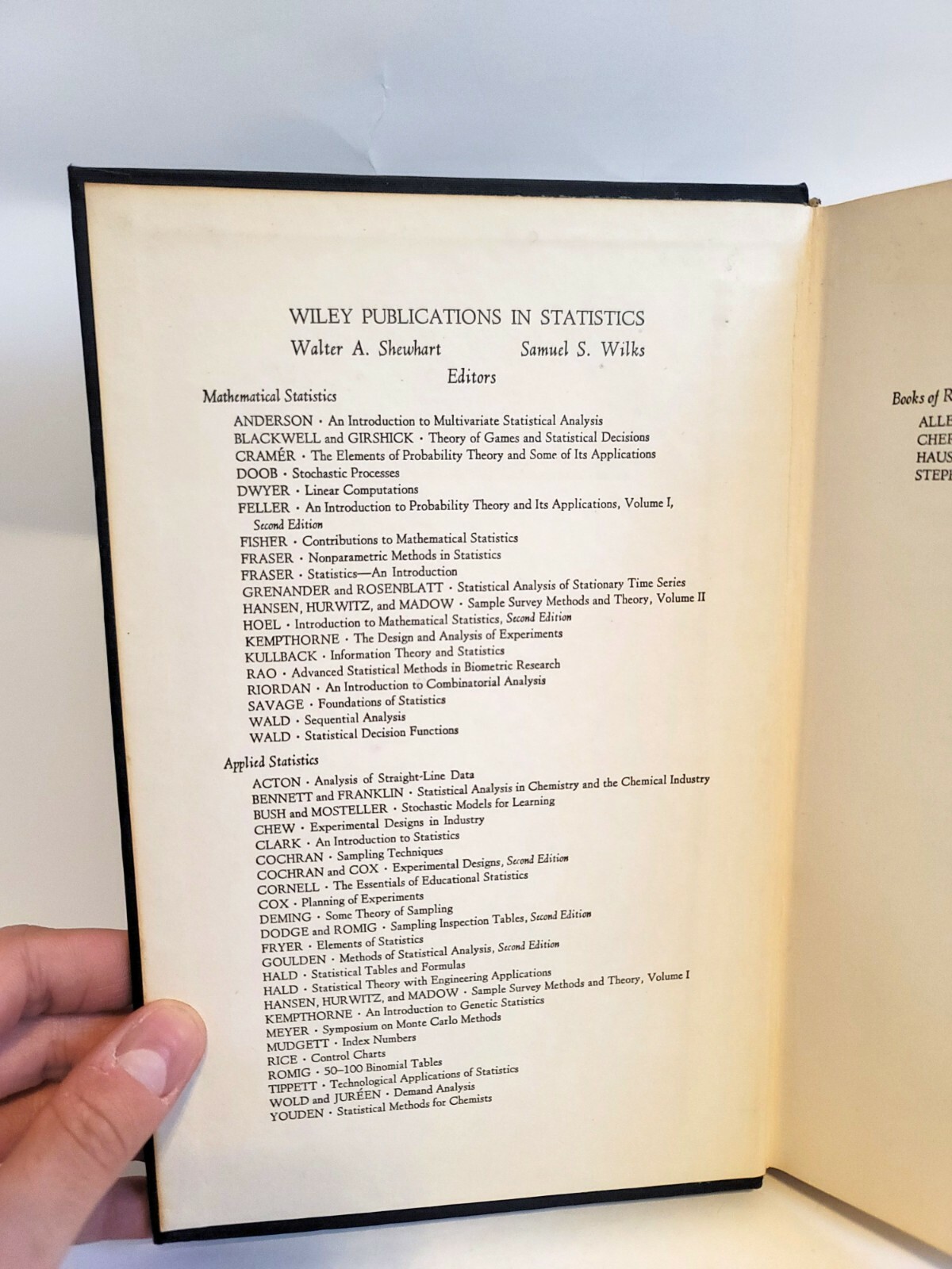 Sampling Techniques ~ William G. Cochran ~ Wiley & Sons 1953('59 ...