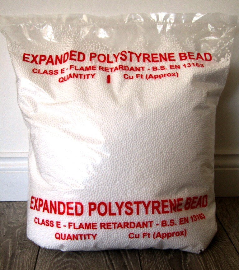Polystyrene Beans, Beanbag Refill, Filling Top up Filler Booster Beads ...