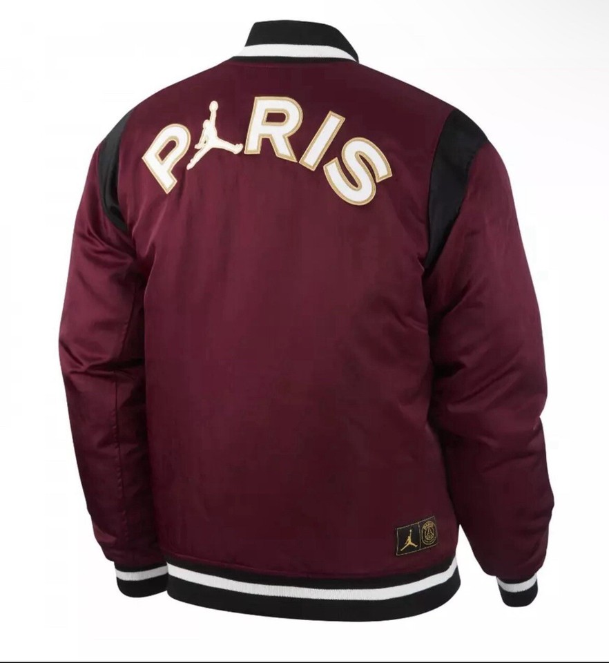 Nike Jordan Paris Saint-Germain PSG Varsity Jacket Size XL CK9665-610 ...