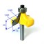 1 pc 1/4" Shank Door Edge Baseboard & Cup Router Bit sct-888 ...