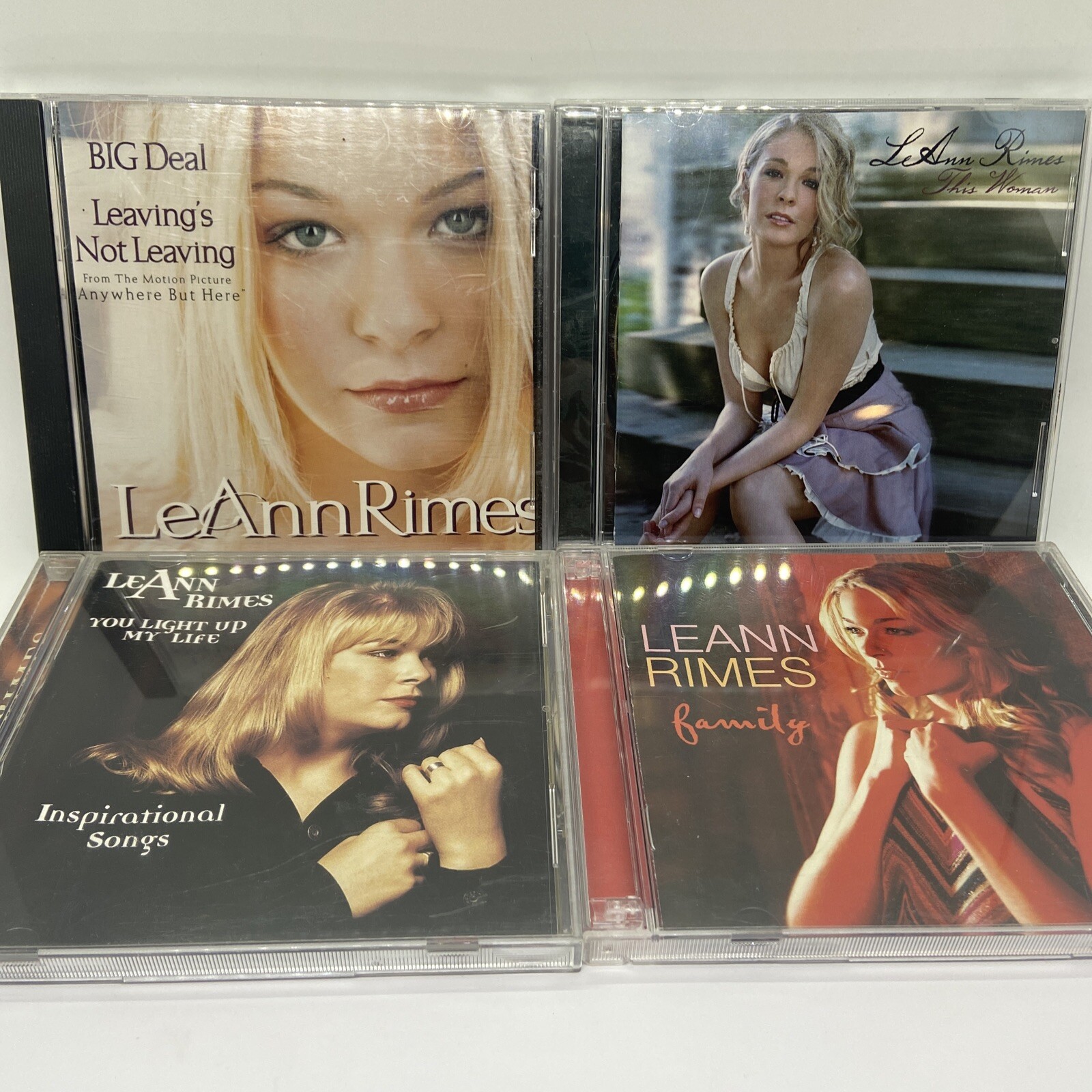 Leann Rimes - Lot Of 4 CDs - Family, This Woman, You Light Up My Life ...