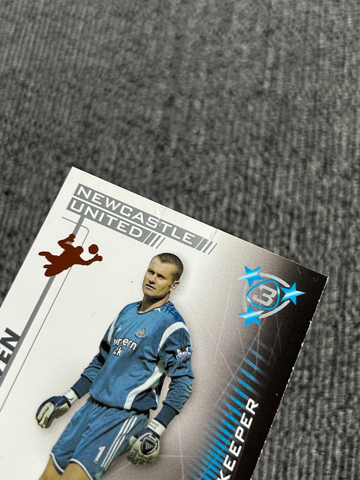 SHOOT OUT 2005/2006 SHAY GIVEN - NEWCASTLE United Soccer Trading Card ...