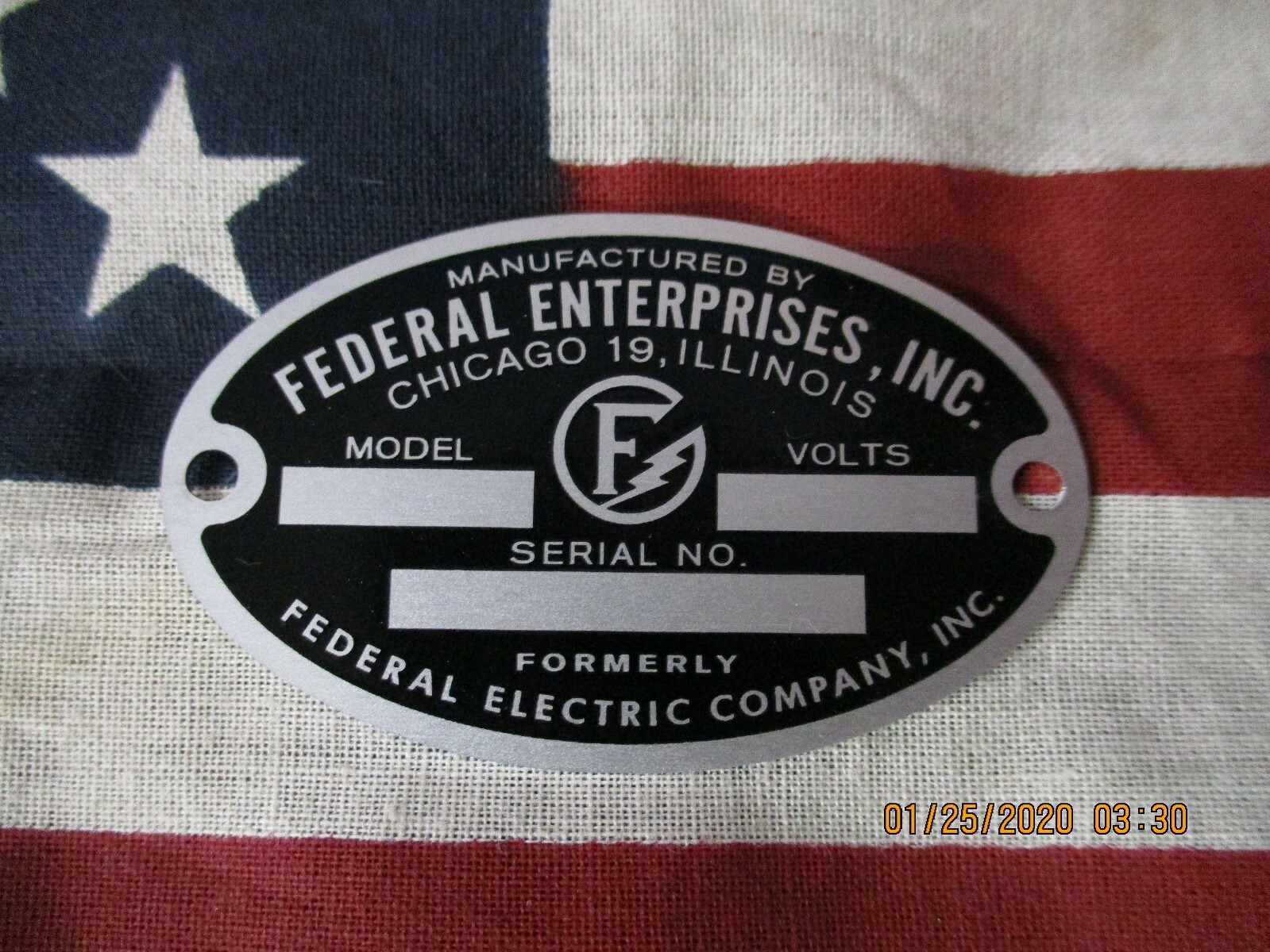 Federal Enterprise Replacement Badge Models 66 67 76 77 78 C6 C5 and ...