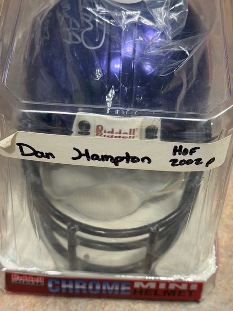 4 Chicago Bears Autographed Mini Helmets-Butkus, Ditka, Sayers, Hampton ...