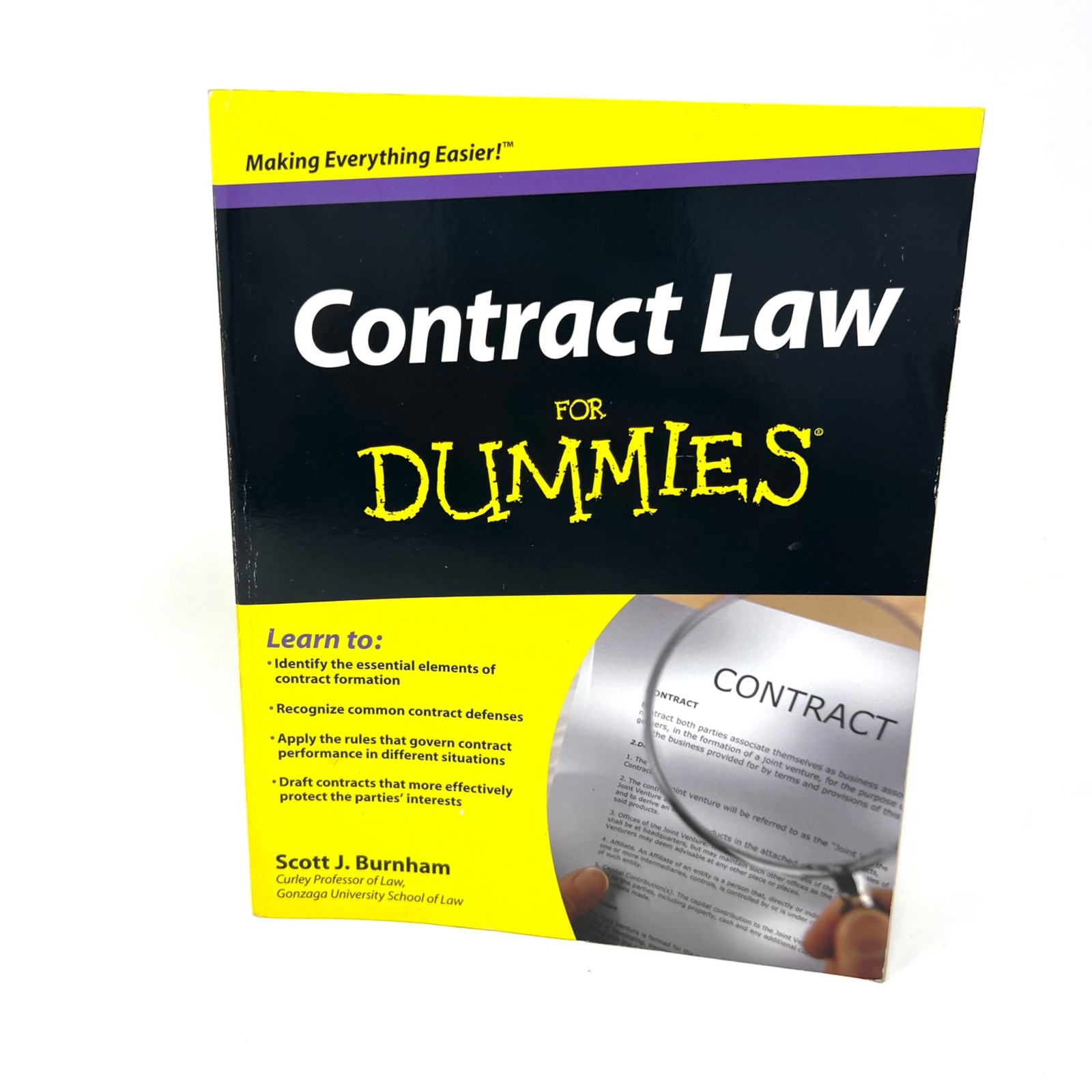 Contact Law For Dummies By Scott J. Burnham With Joe Kraynak | eBay