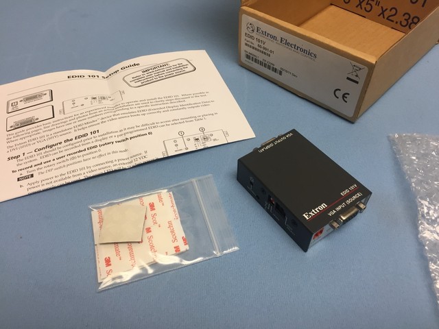 Extron EDID 101v Emulator With Minder for VGA 60-991-01 6099101 for ...
