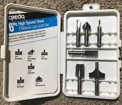 Credo 12194 Router Bit Set 6 Piece | eBay