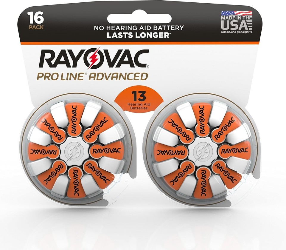 Rayovac Proline Advanced Hearing Aid Batteries Size 13 (48 Pack) | eBay