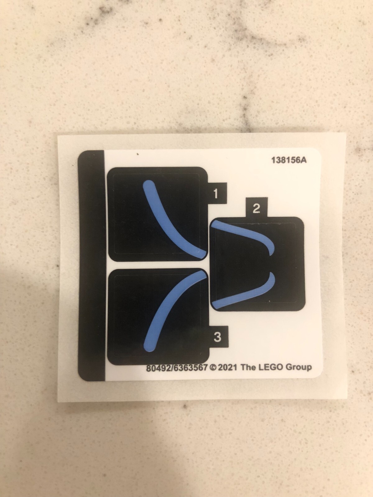 LEGO STICKER SHEET for 76238 Classic TV Series Batman Cowl , New ...