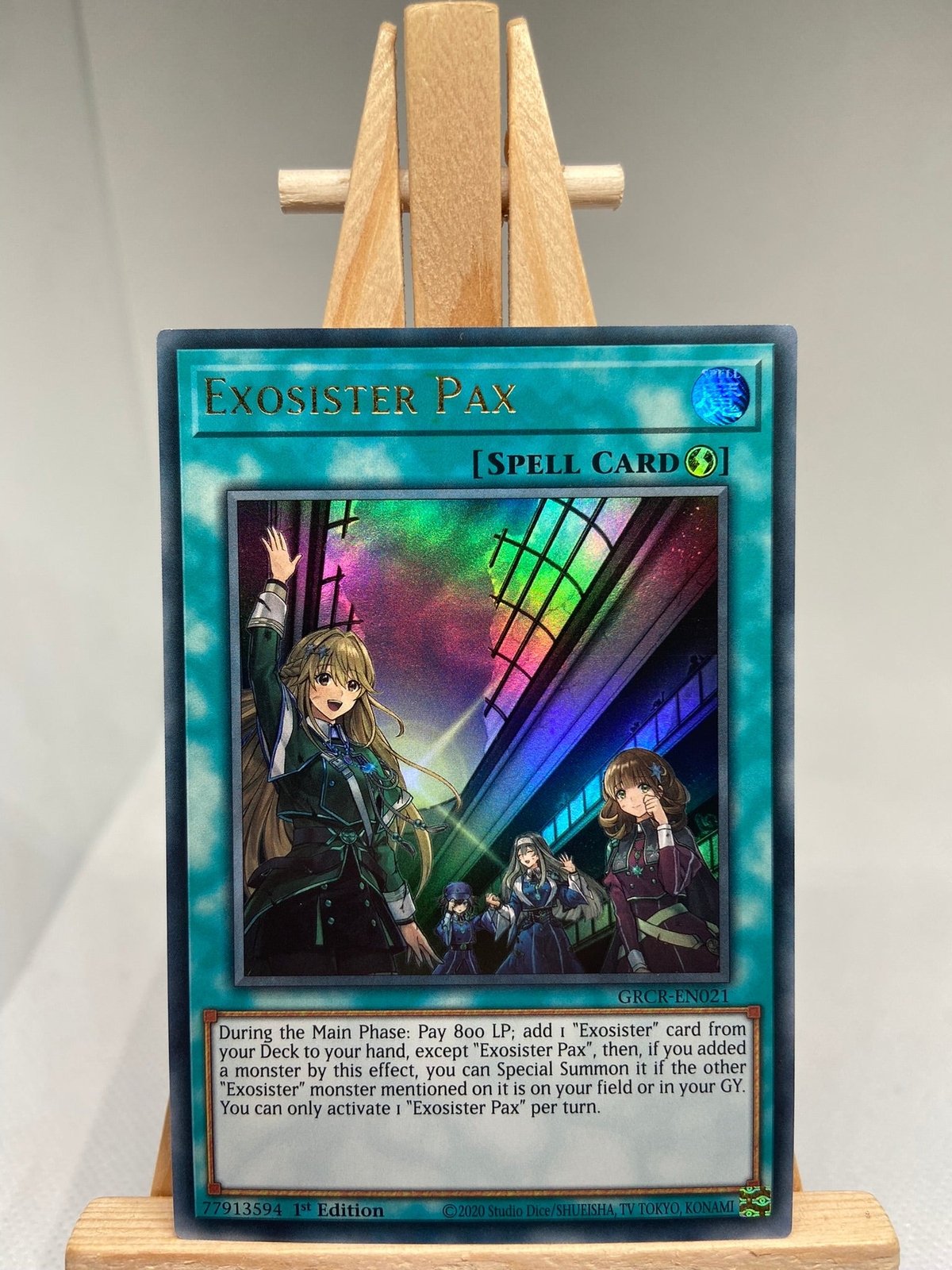 Exosister Pax - Ultra Rare 1st Edition GRCR-EN021 - NM - YuGiOh | eBay