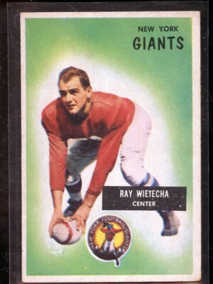 1955 BOWMAN #24 RAY WIETECHA GIANTS VGEX A02477 | eBay