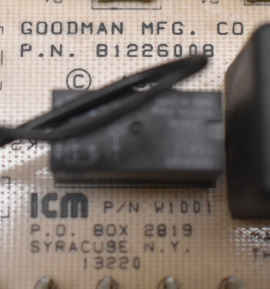 Goodman Defrost Control Board B1226008 ICM W1001 | eBay
