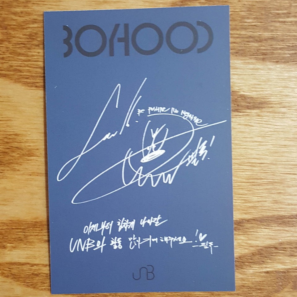 Feeldog Authentic Photocard UNB 1st Mini Album Boyhood Kpop Genuine | eBay