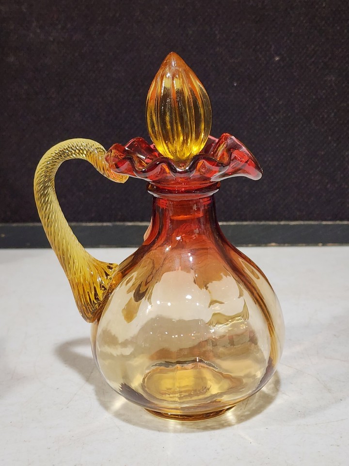 Fenton Art Glass Hand Painted WOODLAND BOUQUET Signed #133/2500 ...