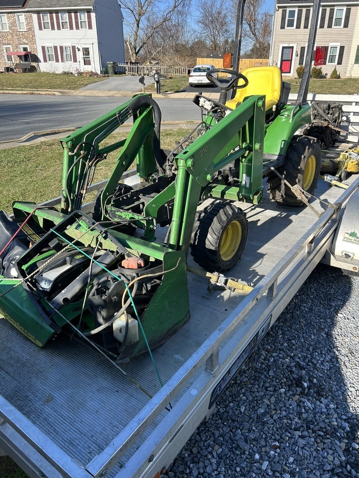John Deere 2210 Compact Utility Tractor 210 Front End Loader-ONLY MUST ...