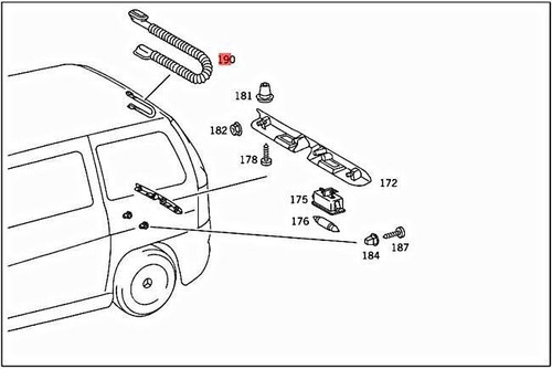 Genuine MERCEDES 638 638/2 W639 V-CLASS 638/2 Grommet 6389970781 | eBay